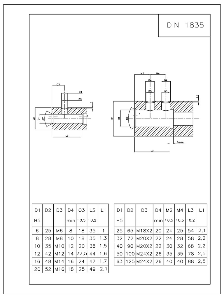 Din 1835 | PDF