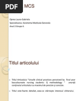 Model Referat Medical | PDF | Health Care | Social Science