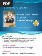 7 Es Detailed Lesson Plan in English | PDF | Light | Potential Energy