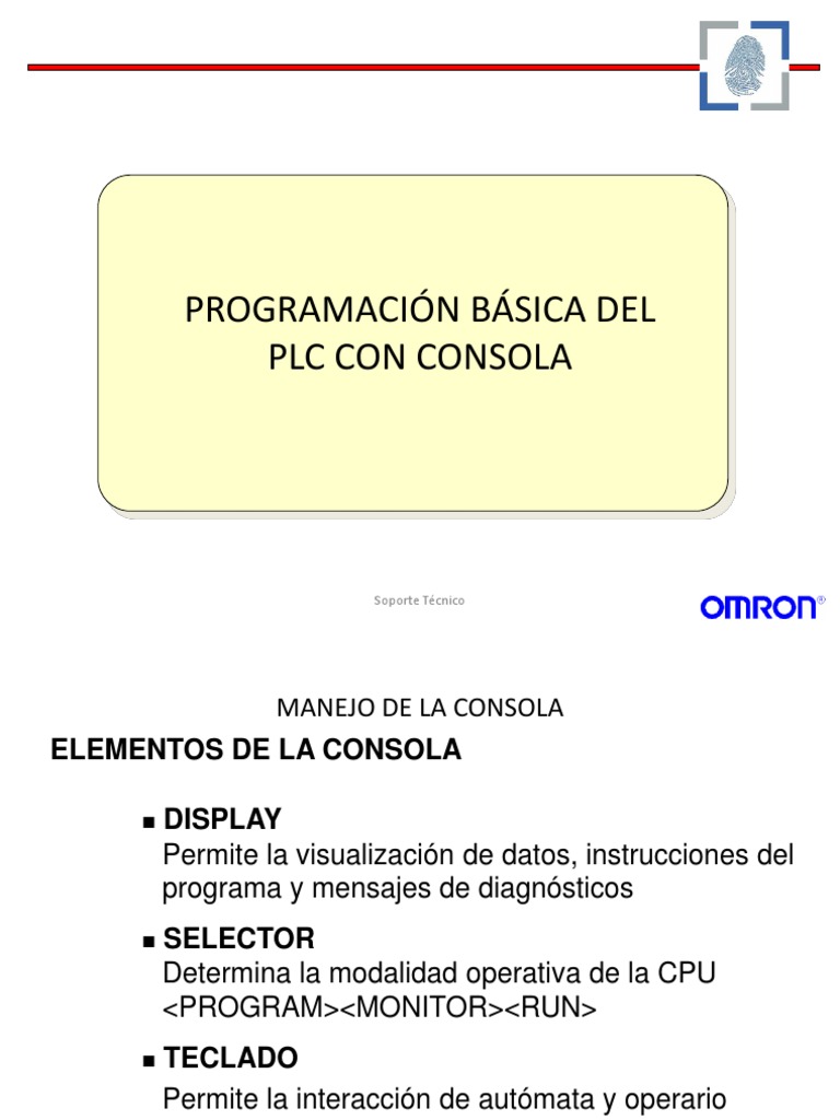 Programación Básica Del PLC Instrucciones Basicas | PDF | Relé ...