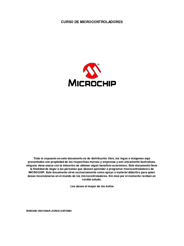 Tutorial Pic 15f84 | Descargar gratis PDF | Microcontrolador | Programa de computadora