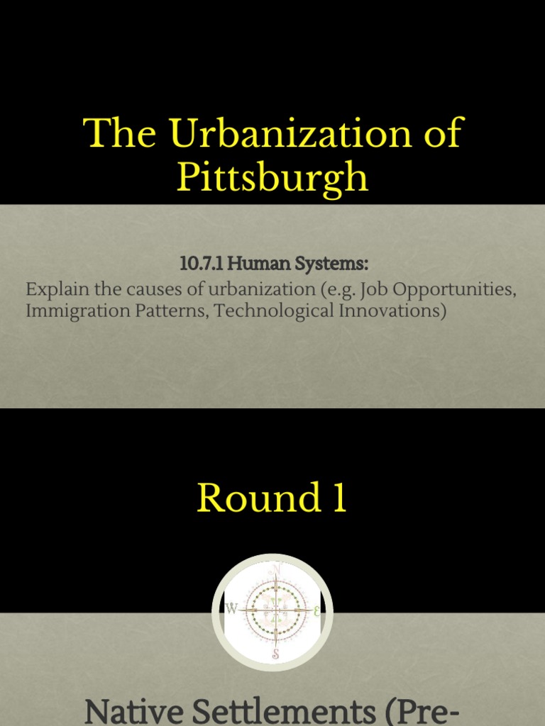 01 6 Urbanization Causes | PDF | Ohio River | Pittsburgh