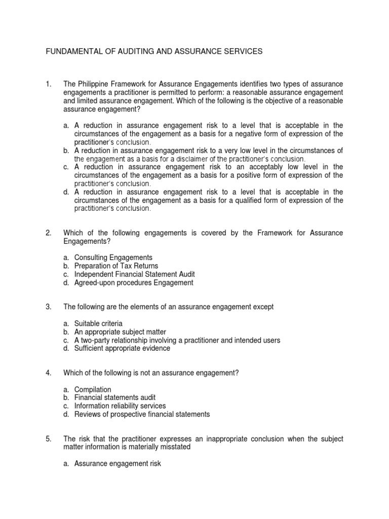 Auditing Theory (Cabrera) | PDF | Financial Audit | Certified Public ...