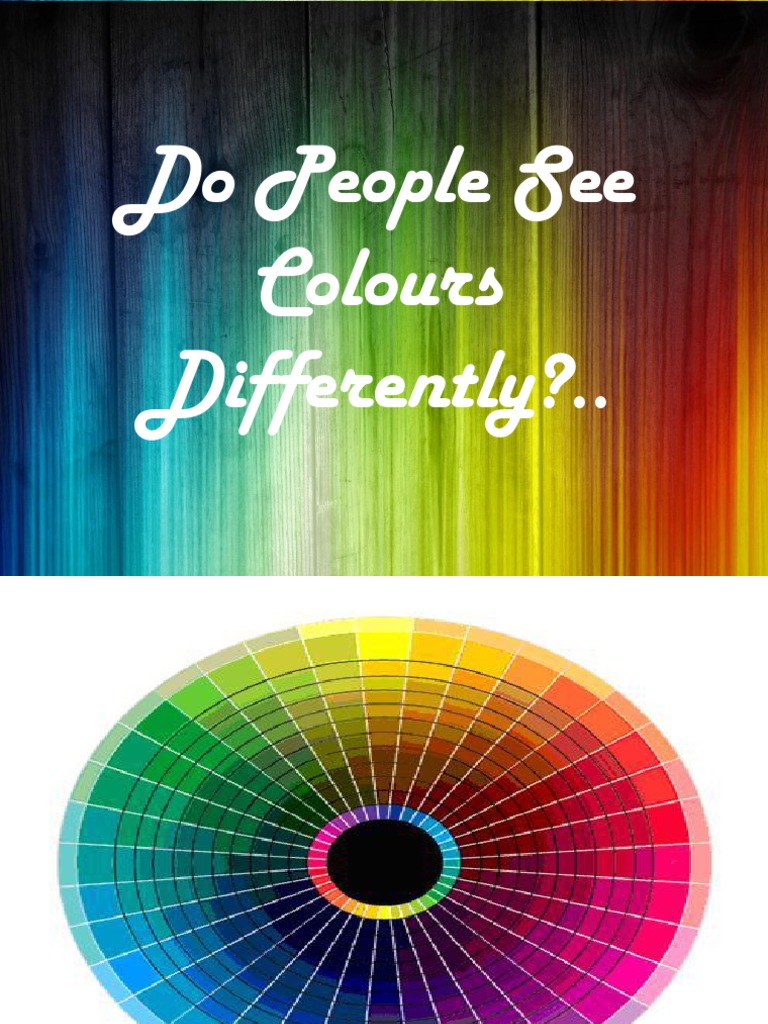 Exploring Human Color Perception | PDF
