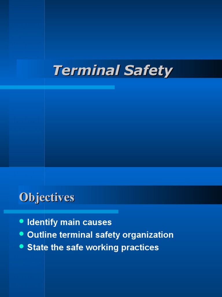 Terminal Safety | PDF | Safety | Traffic Collision