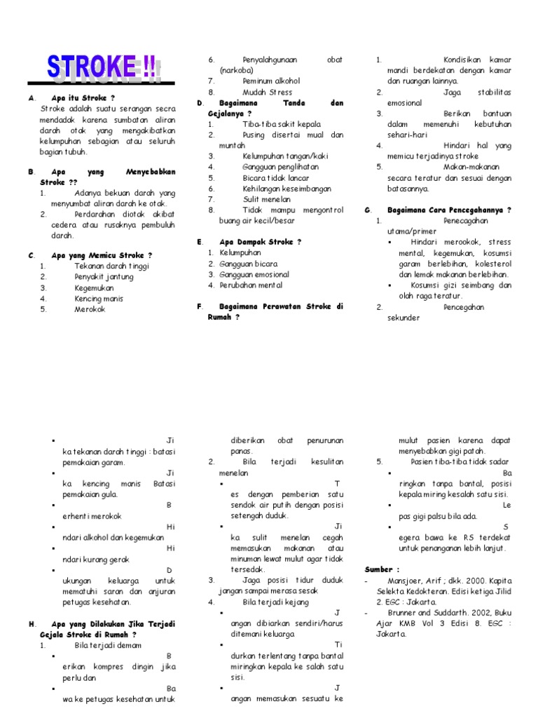 Leaflet Stroke | PDF
