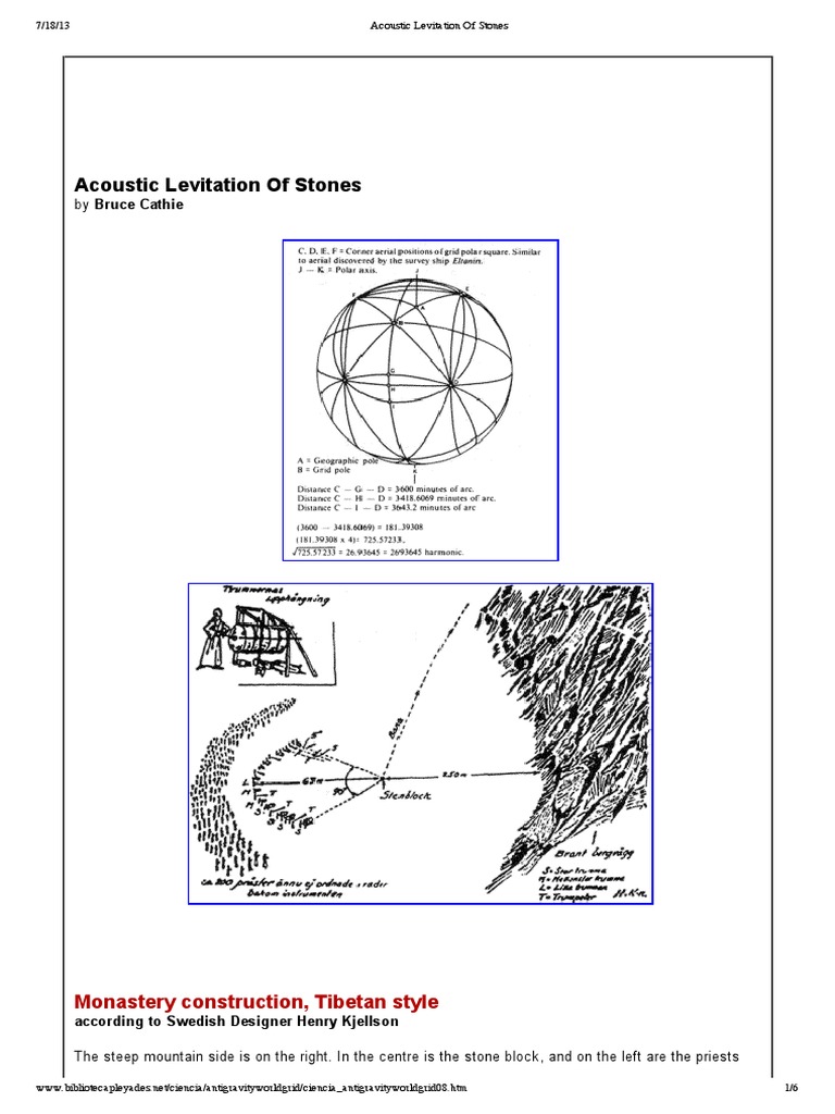 Acoustic Levitation of Stones | PDF | Circle | Resonance