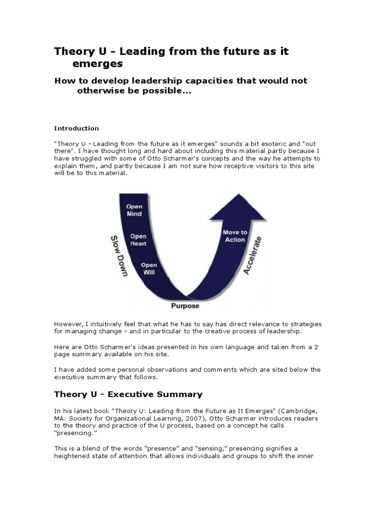 Theory U | Self | Leadership