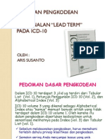 Kode Icd 10 Sering Muncul (Uptd Puskesmas Patek) | PDF