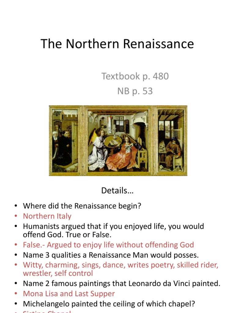Northern Renaissance | PDF | Renaissance | Renaissance Art