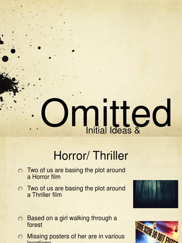 Horror Thriller Plot: Missing Girl Mystery | PDF