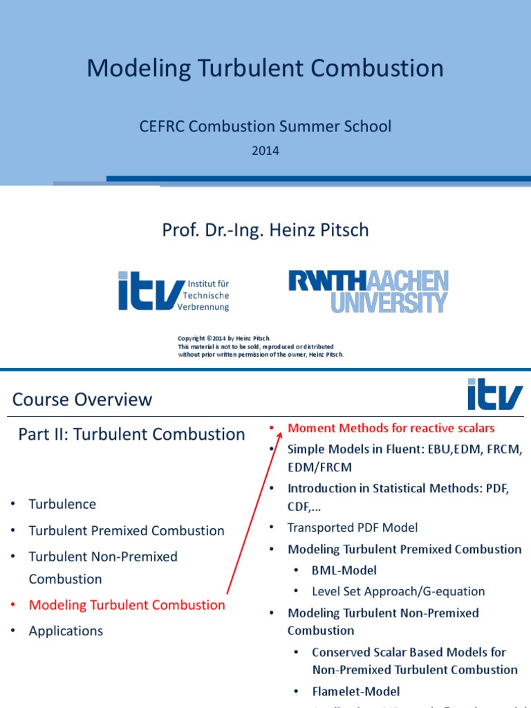 Lecture10 TurbCombModel 2014 PDF | PDF Lecture10 TurbCombModel 2014 PDF | PDF