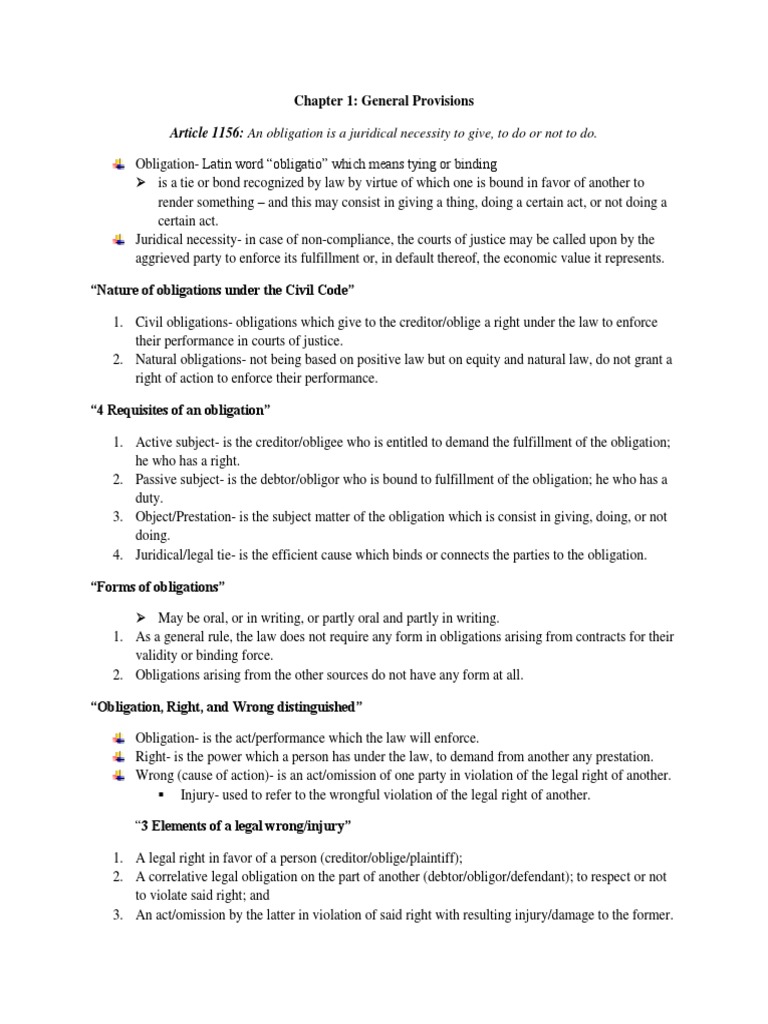 Understanding Legal Obligations in Law | PDF | Law Of Obligations | Tort