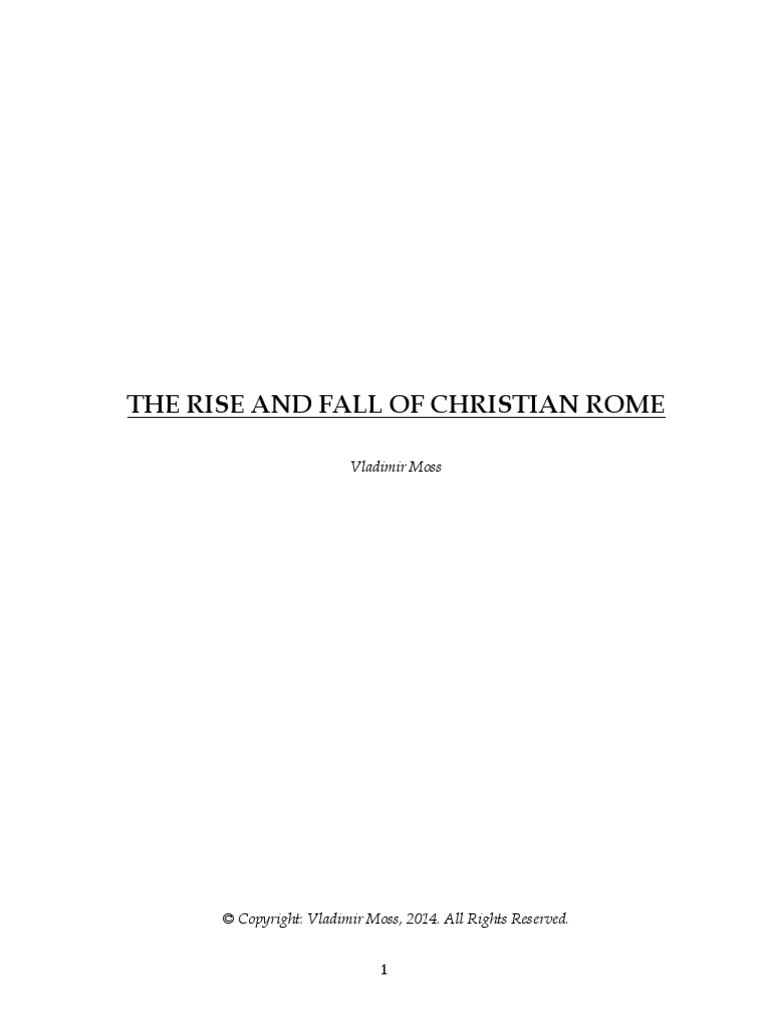 529 The Rise and Fall of Christian Rome | PDF | Constantine The Great ...