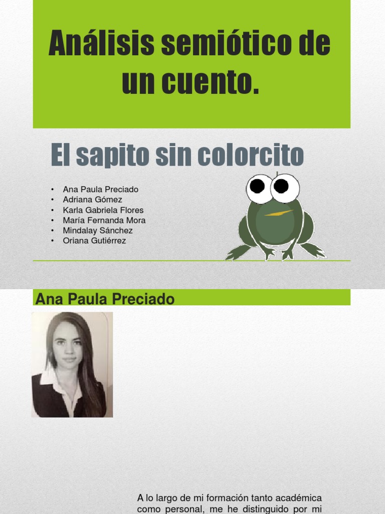 Analisis Cuento Infantil | PDF | Narración | Cuentos