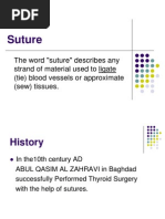 Sutures Comparison Chart | PDF | Surgical Suture | Chemical Substances