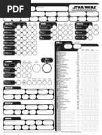 SW5E CharacterSheet (Fillable) | PDF | Role Playing Games