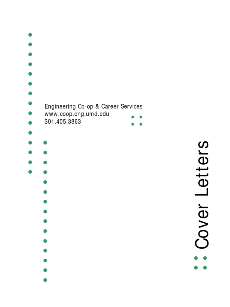 Co-Op Engineering Cover - Letters | PDF | Career & Growth