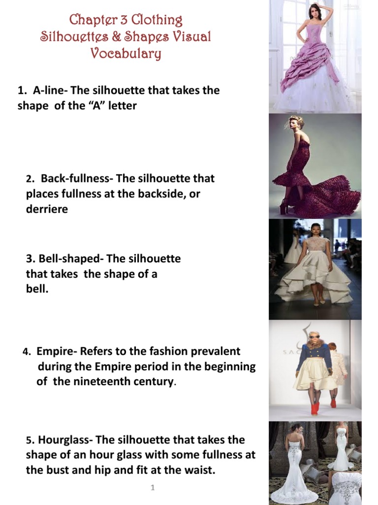 Fashion Silhouettes and Shapes Explained | PDF