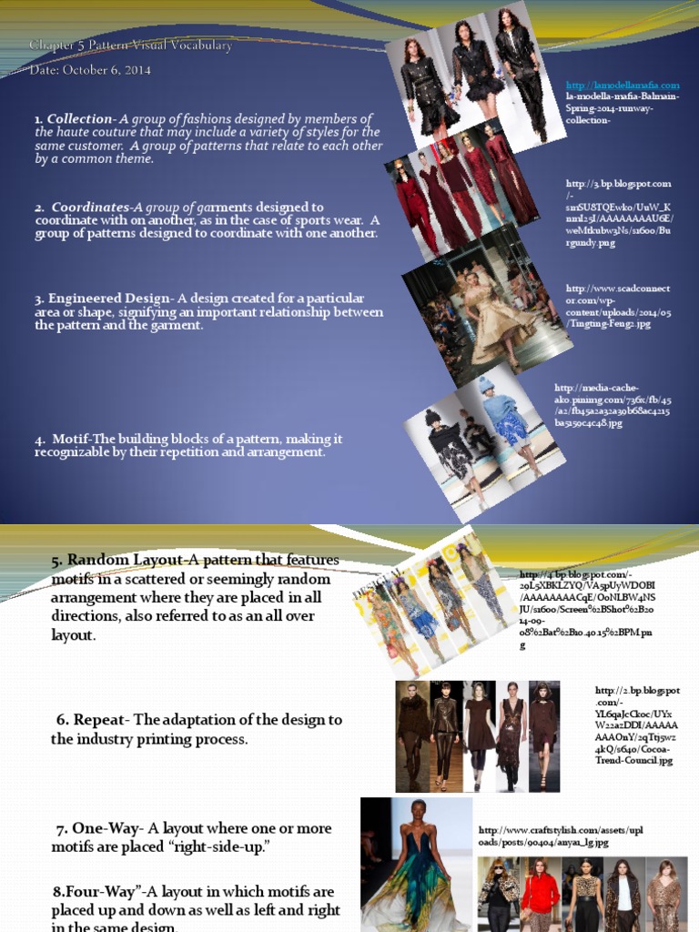 Fashion Design Terminology Explained | PDF | Consumer Goods | Clothing