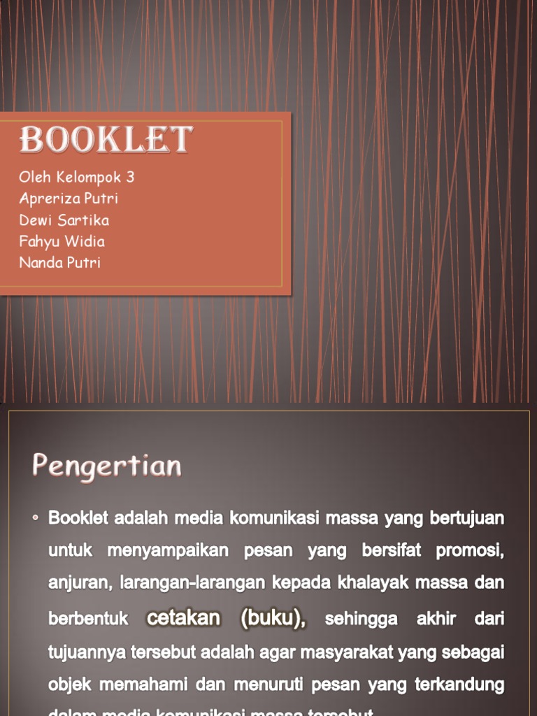 Panduan Lengkap Pembuatan Booklet | PDF
