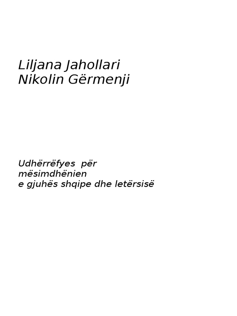 Liber Mesuesi Gjuha 12 | PDF