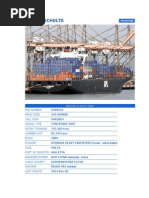 Ship Particulars | PDF | Tonnage | Ships