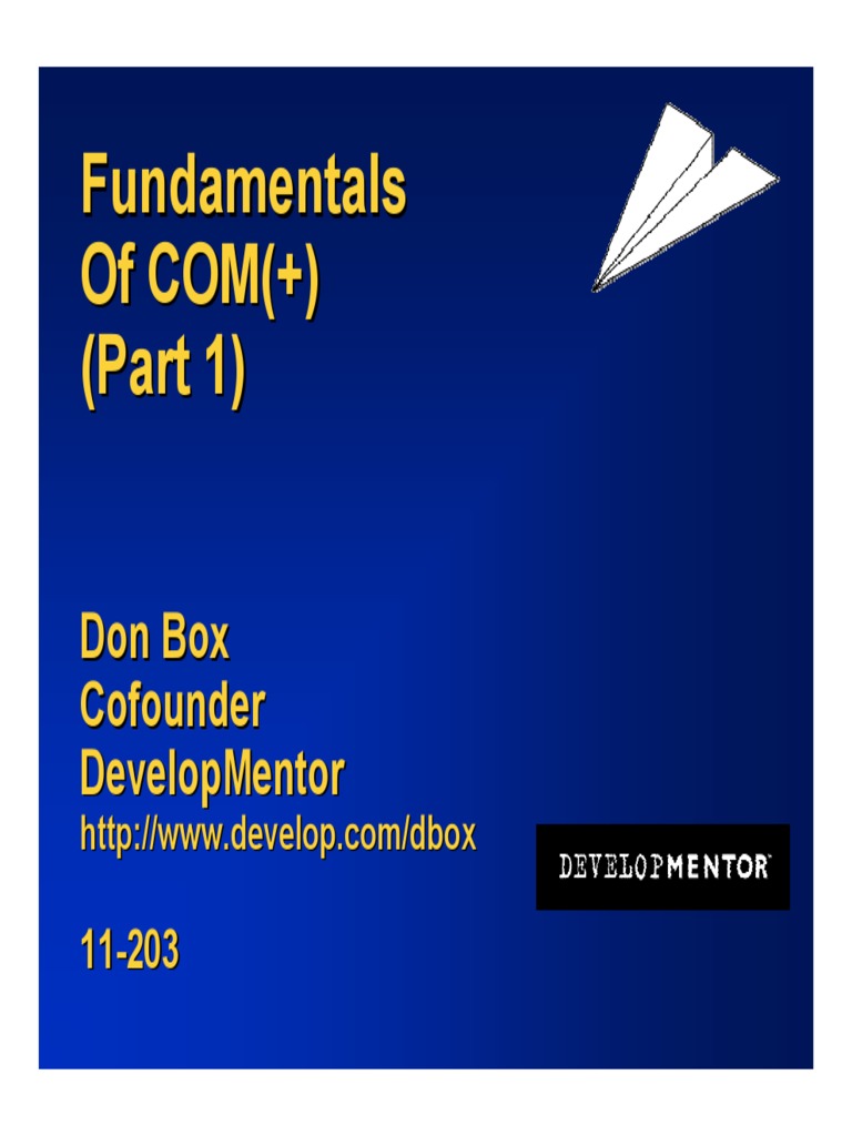 09 COM Fundamentals1 | PDF | Component Object Model | Class (Computer ...
