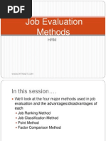 Job Evaluation Methods | PDF | Usability | Evaluation