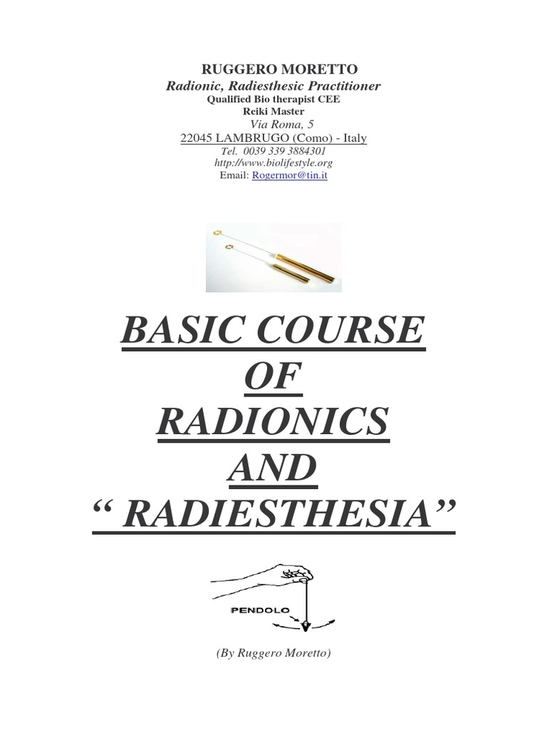Basic Course of Radionics Dowsing Divining Radiesthesia | PDF | Nature