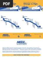 Metra Electric Schedule: Chicago to University Park | PDF