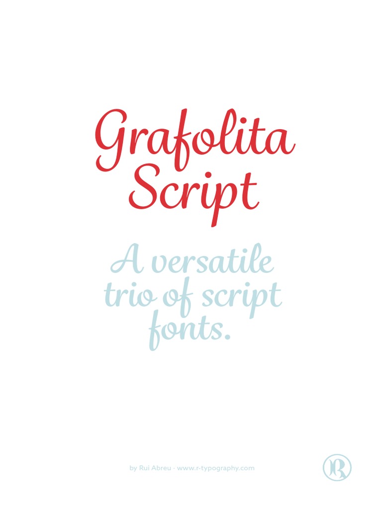 Grafolita Script Font Sample | PDF | Typefaces | Art Media