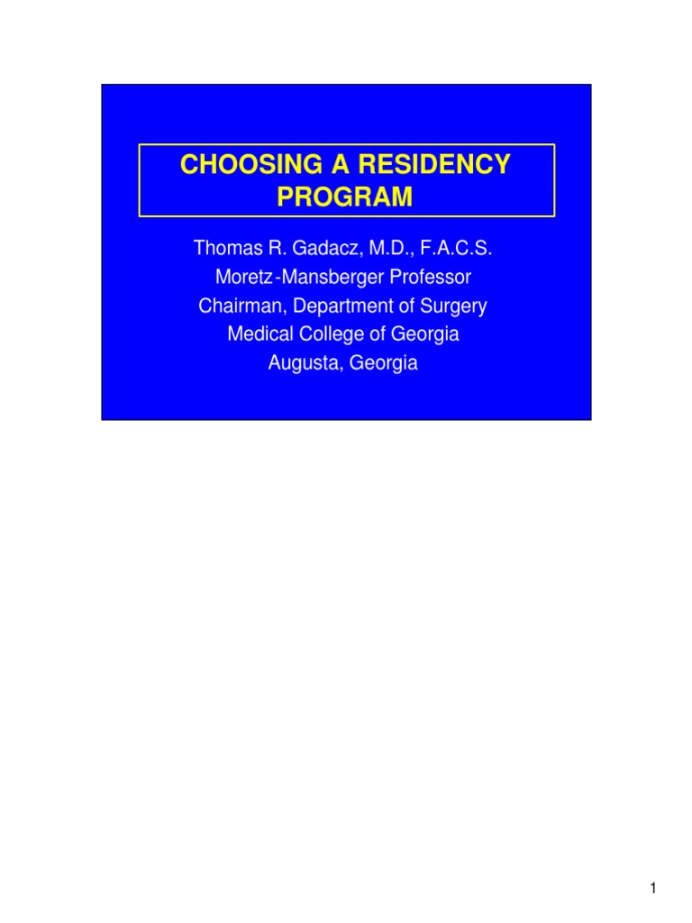 Residency Assessment | Download Free PDF | Residency (Medicine) | Hospital Residency Assessment | Download Free PDF | Residency (Medicine) | Hospital