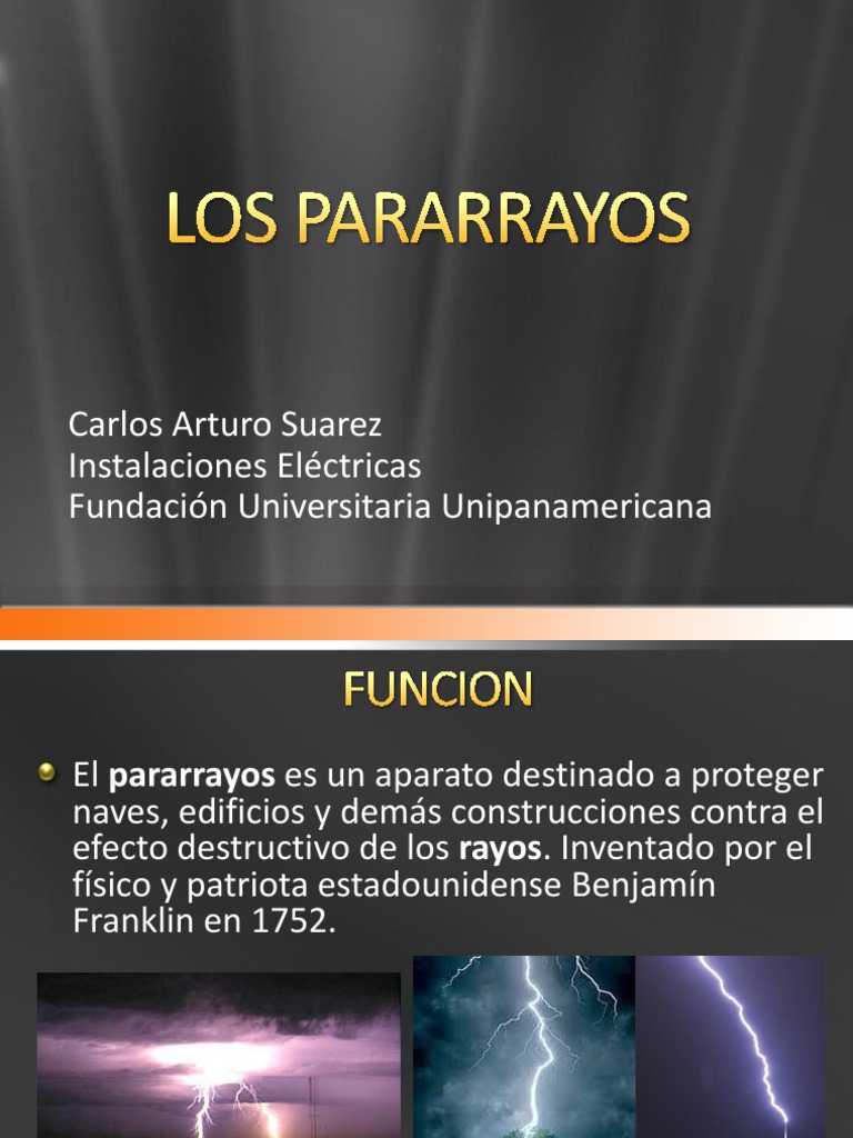 Los Pararrayos | PDF | Electromagnetismo | Electricidad