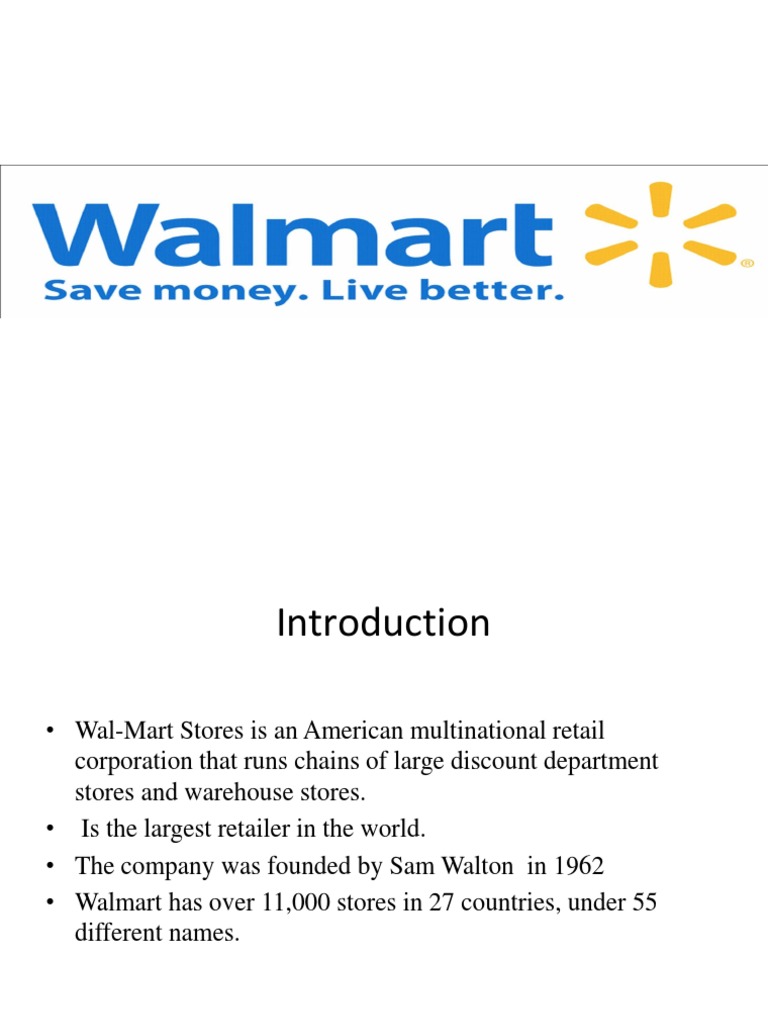 Walmart | PDF | Walmart | Retail