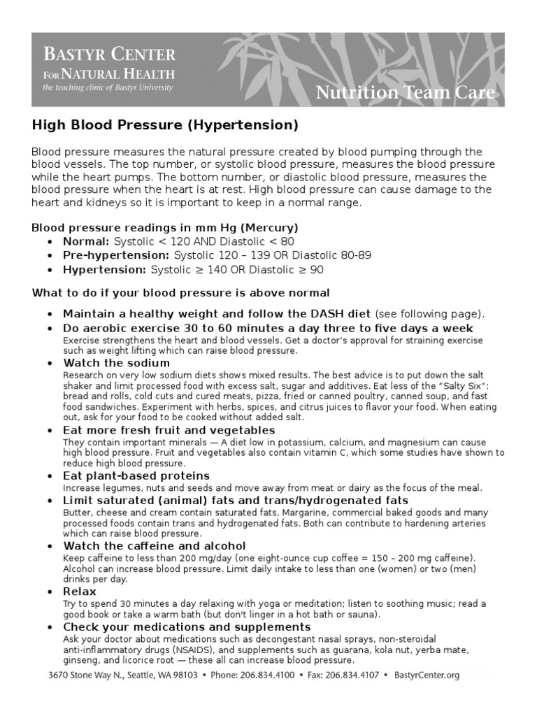 Hypertension Flyer | PDF | Blood Pressure | Hypertension