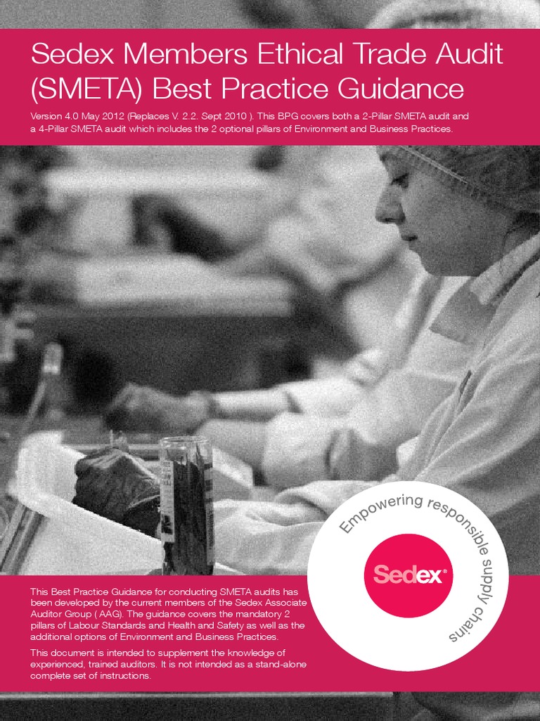 Smeta Best Practice Guidance PDF | Download Free PDF | Audit | Business ...