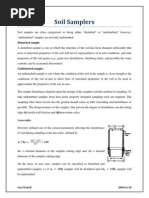 Undisturbed Soil Sampling Methods | PDF | Piston | Applied And ...