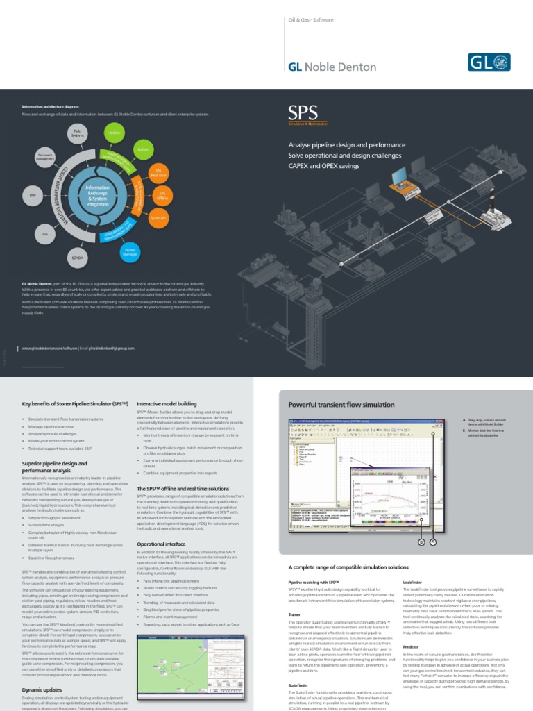 SPS Brochure | PDF | Pipeline Transport | Simulation