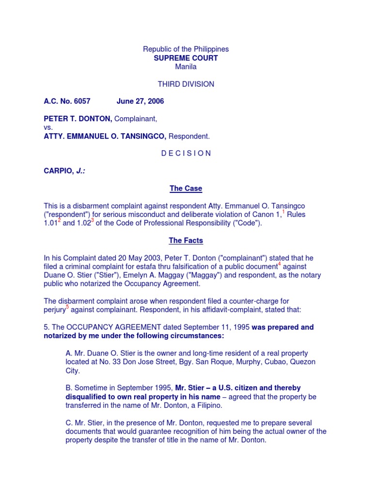 Code of Professional Responsibility. | PDF
