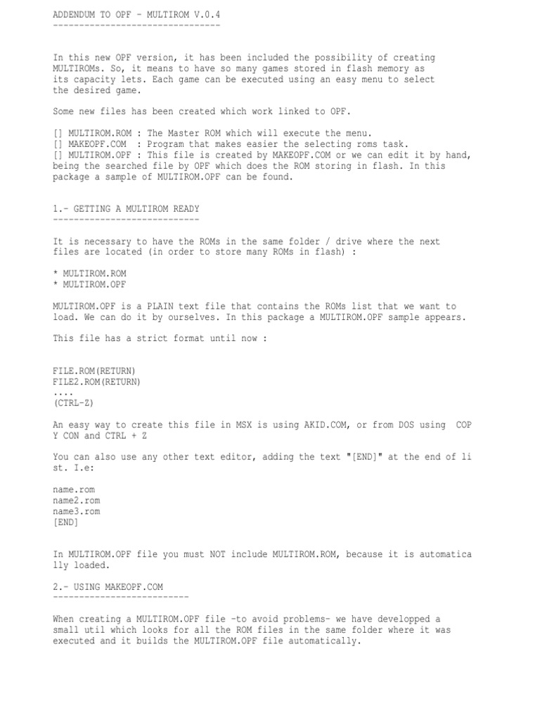 Mrom | Download Free PDF | Read Only Memory | Computer File