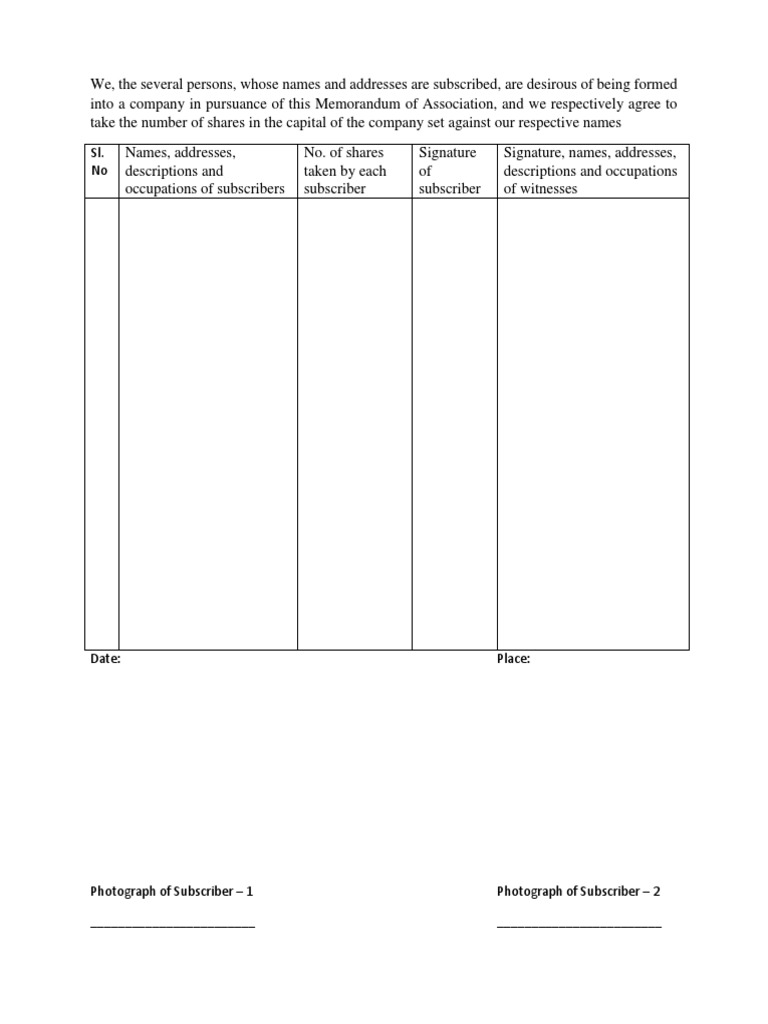 First Subscriber Sheet Template | PDF | Law