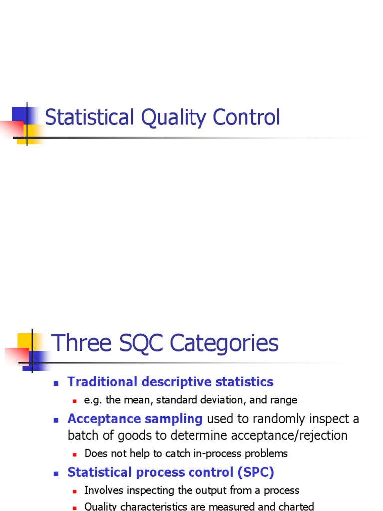 Statistical Quality Control | PDF | Statistics | Standard Deviation