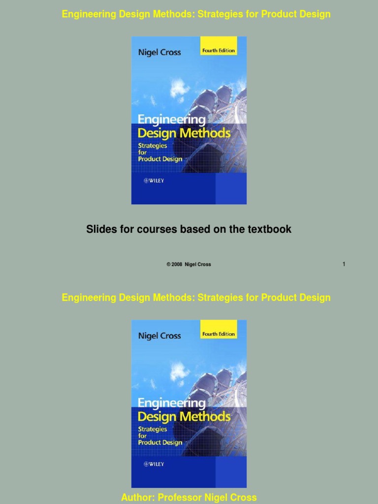 Engineering Design Methods | PDF | Engineering Design Process | Design ...