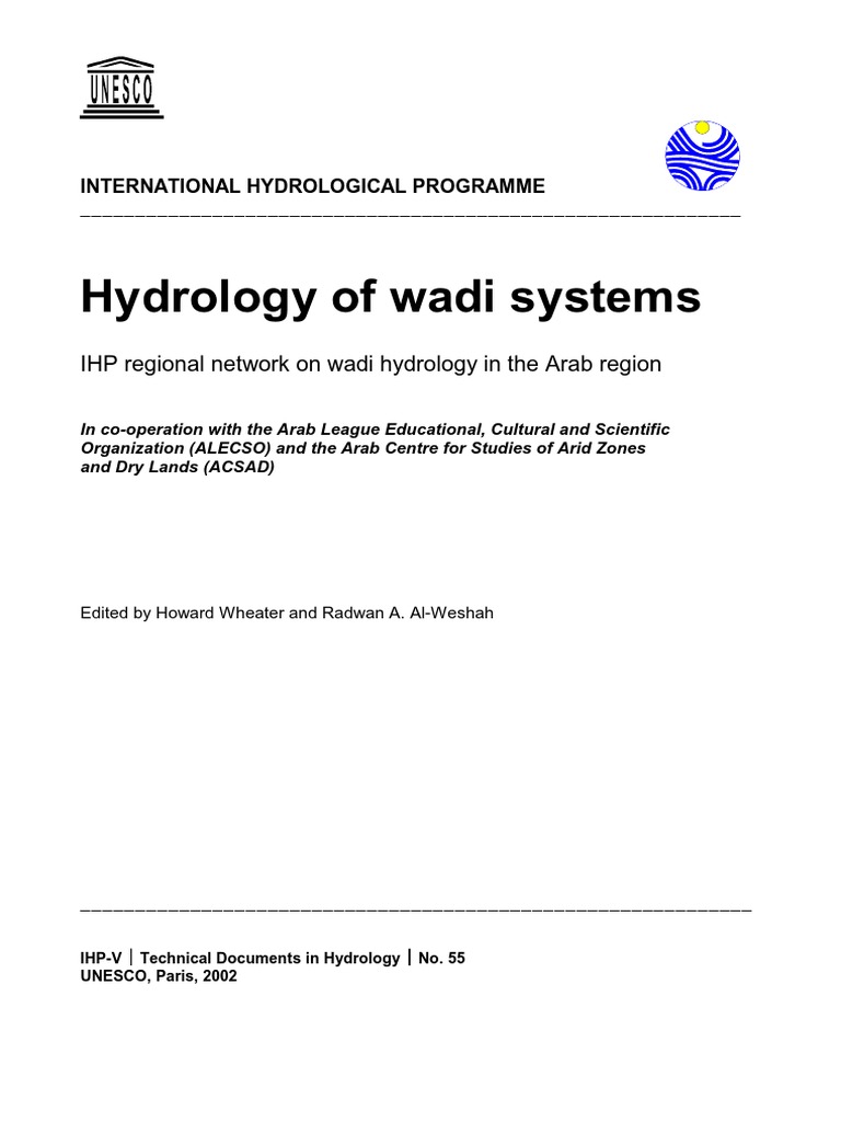 Hydrology of Wadi Systems | PDF | Flood | Groundwater