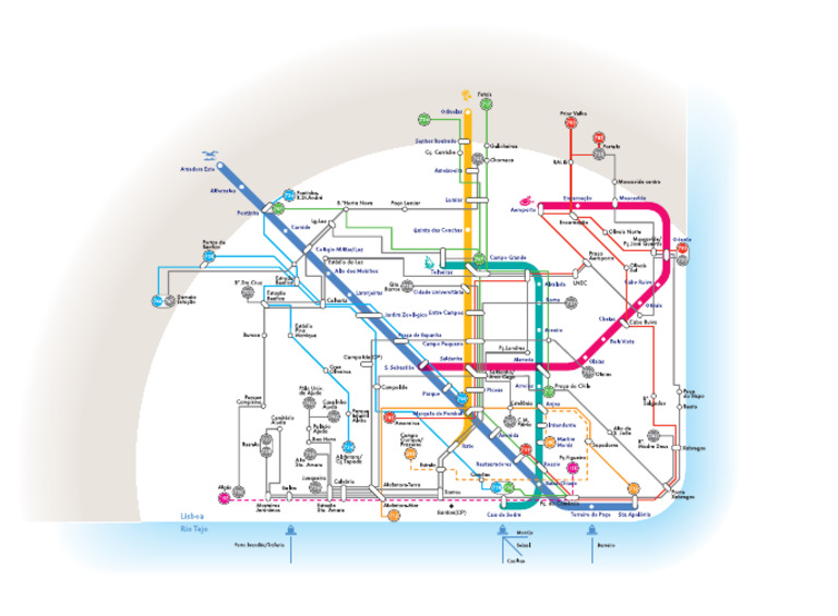 Diagrama Metro e Carris Lisboa | PDF