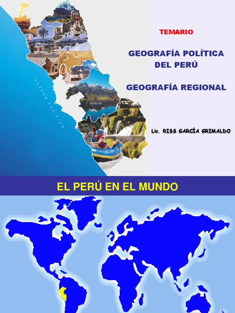 Geografía política del Perú y regional de Lima | Perú | Idiomas