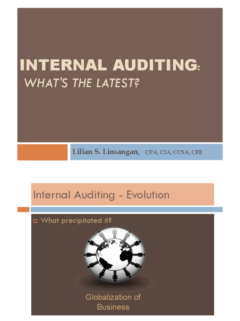 Best Practices On Internal Auditing - 2 PDF | PDF | Internal Audit | Audit