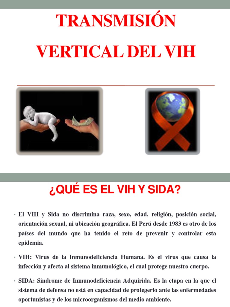 Exposición de Transmisión Vertical | PDF | VIH / SIDA | Parto