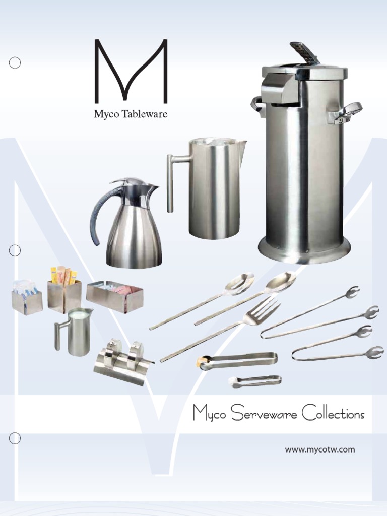 Myco Serveware Collection Overview | PDF | Spoon | Tableware